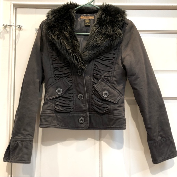 beau bois | Jackets & Coats | Beau Bois Faux Fur Collar Jacket | Poshmark